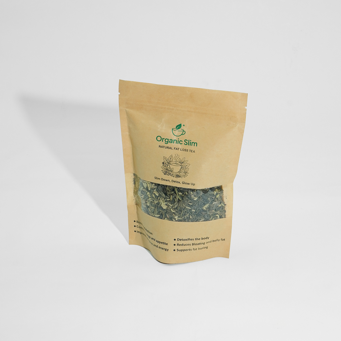Organic Fat Loss Tea | 130G 70-80 Cups – organic slim