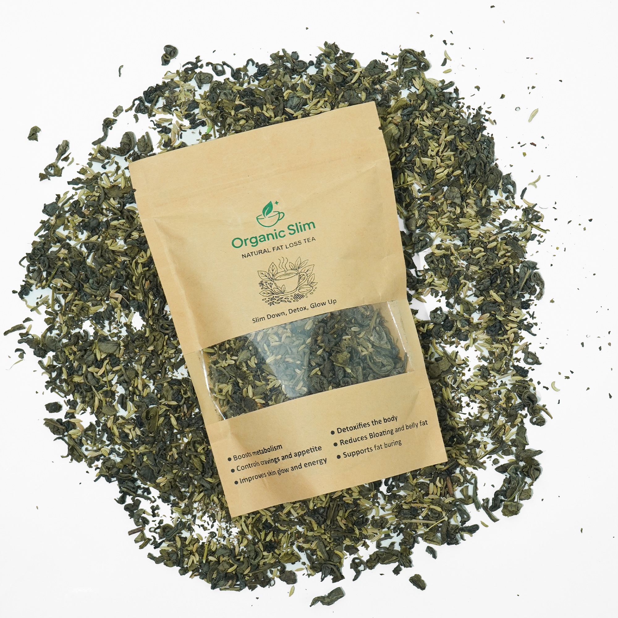 Organic Fat Loss Tea | 130G 70-80 Cups – organic slim
